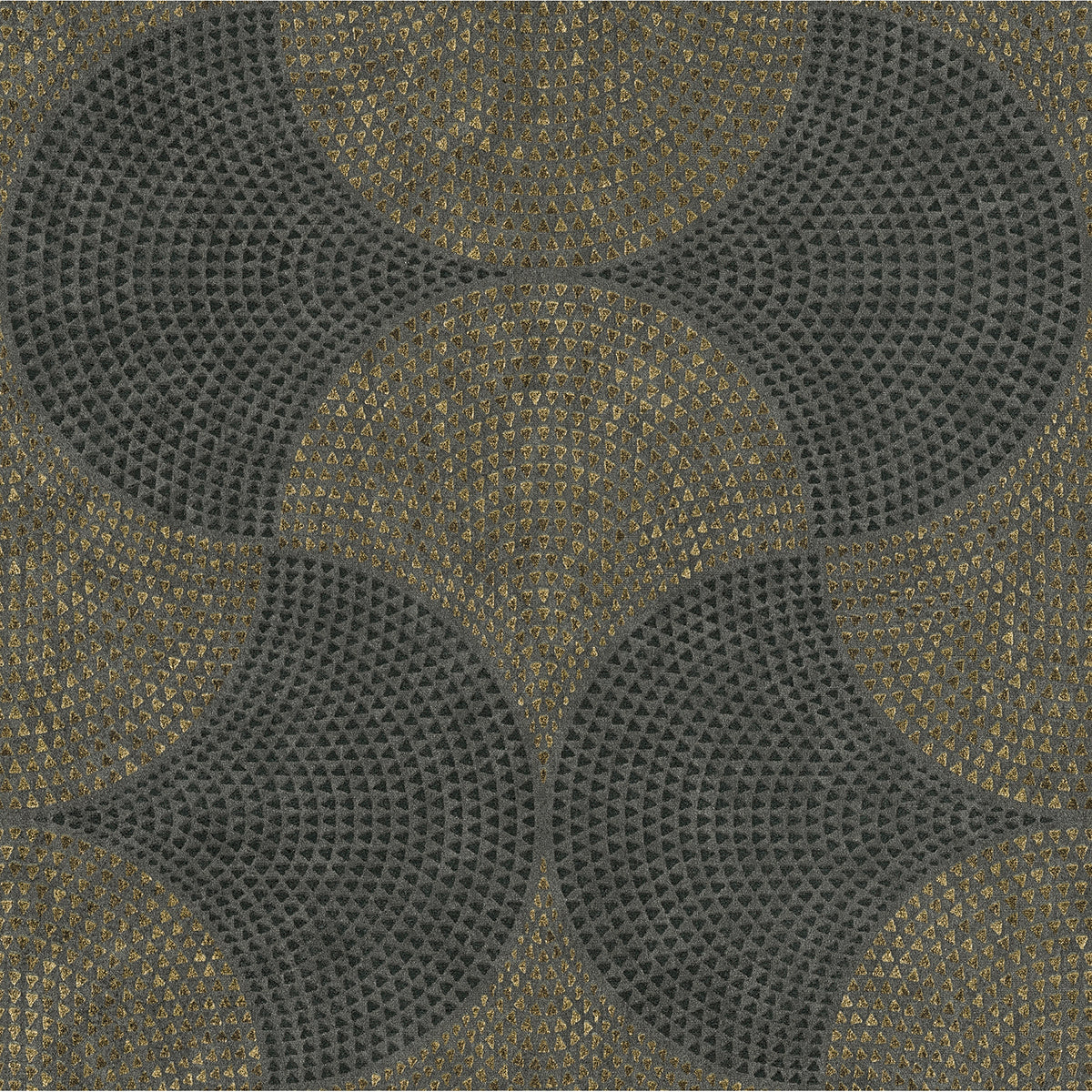 Bel Air Black Fan Wallpaper – genesiswallcovering